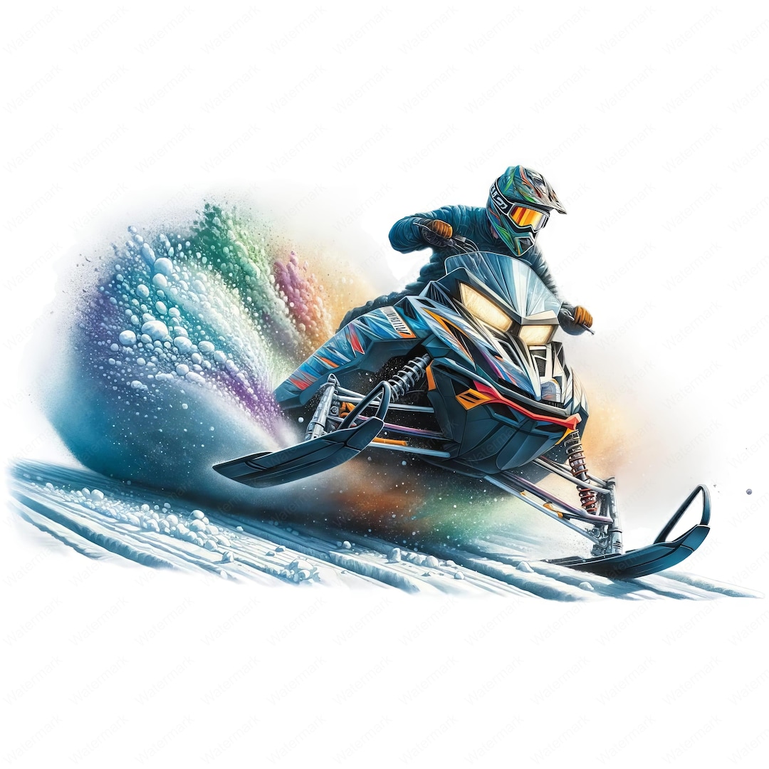 Snowmobile Clipart | Dynamic Snowmobile Clipart Bundle | 10 High ...