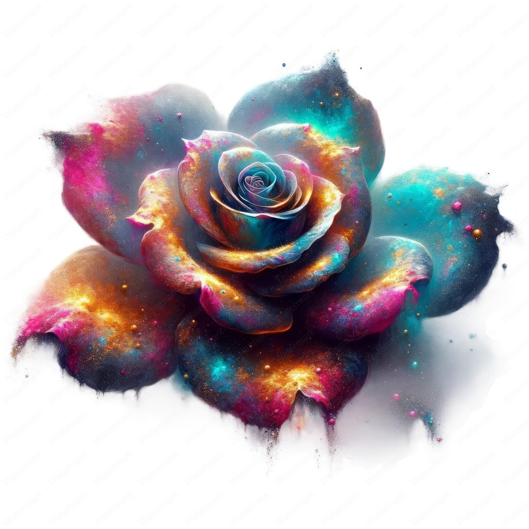 Dreamy Rose Clipart | Ethereal Rose Clipart Bundle | 10 High-quality ...