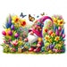 Spring Gnome Clipart Spring Gnome Clipart Bundle 02 10 High-quality ...