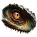 T-rex Eye Clipart | Intense T-rex Eye Clipart Bundle | 10 High-quality ...