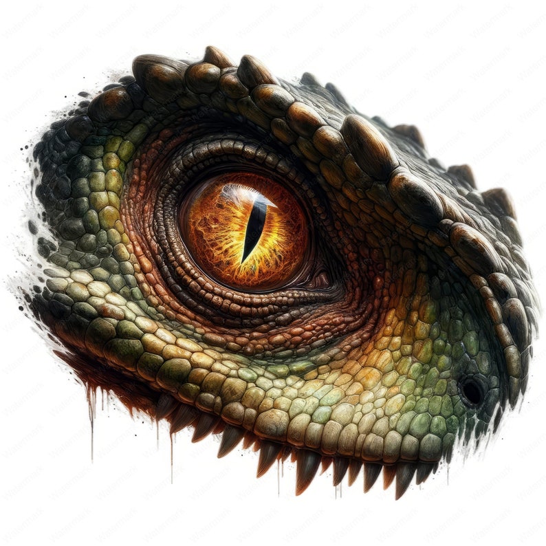 T-rex Eye Clipart | Dinosaur Art Printables (digital Download) - Etsy