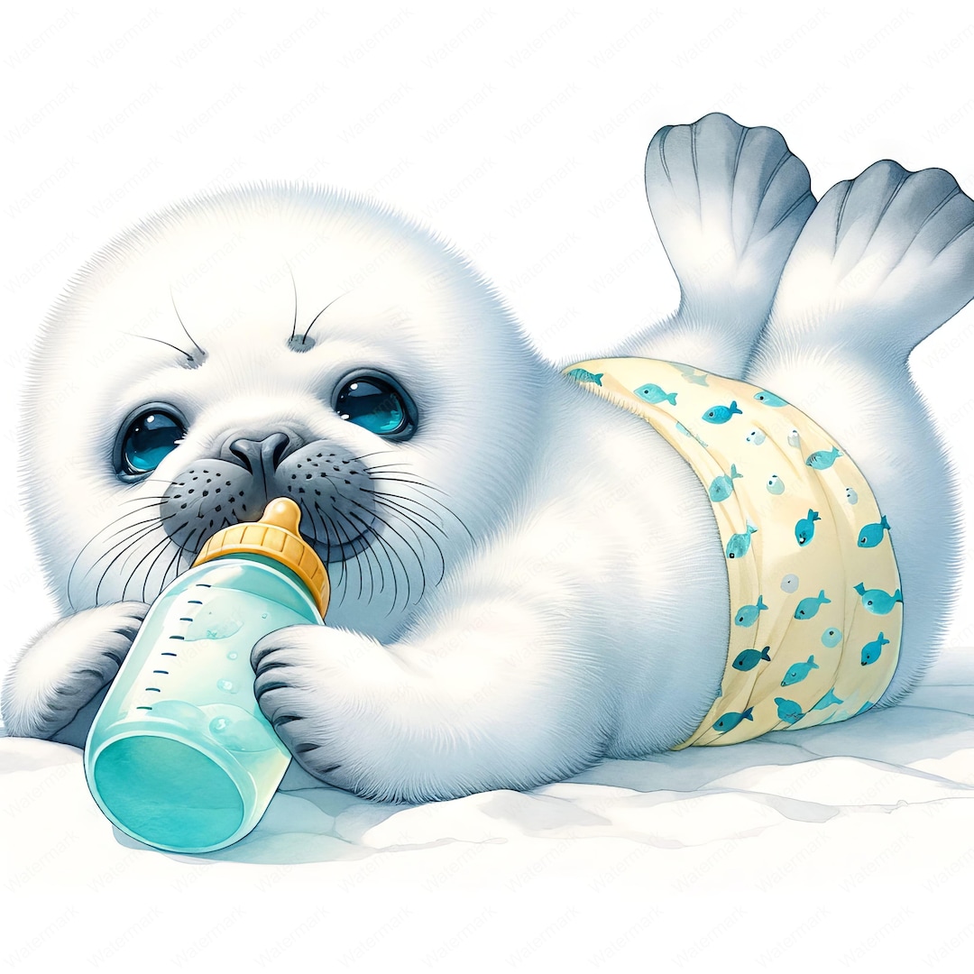 Baby Seal Clipart Clipart Bundle 10 Adorable Images Animal Art Crafts ...