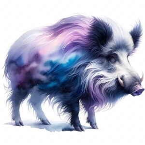 Wild Boar Clipart | Clipart Bundle | 10 High-quality Designs | Wall Art ...