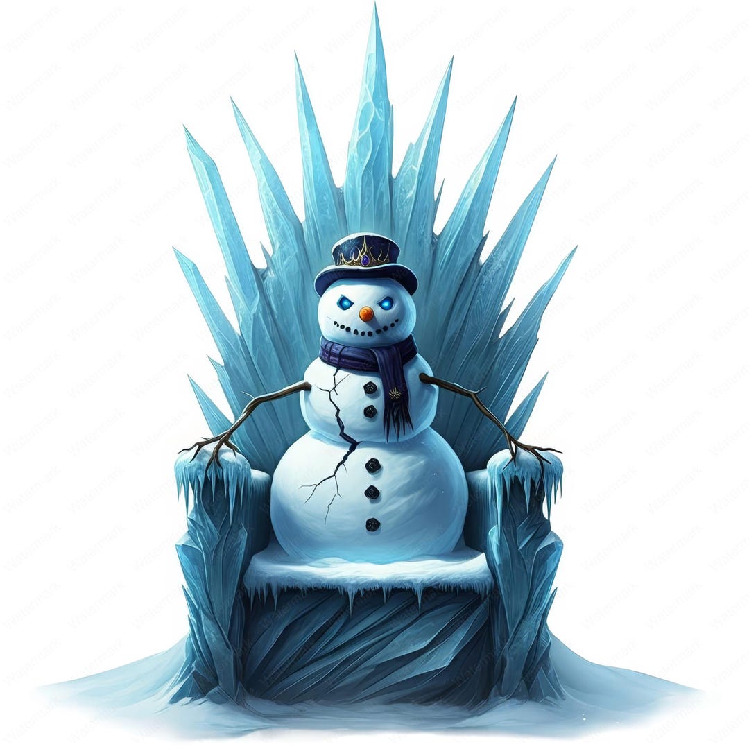 Gothic Snowman Clipart: Fantasy PNG Bundle (digital Download) - Etsy