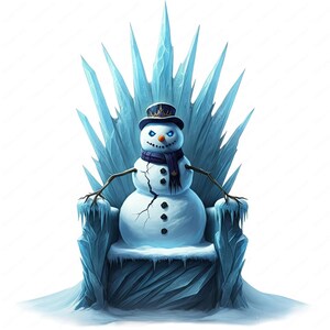 Gothic Snowman Clipart: Fantasy PNG Bundle (digital Download) - Etsy