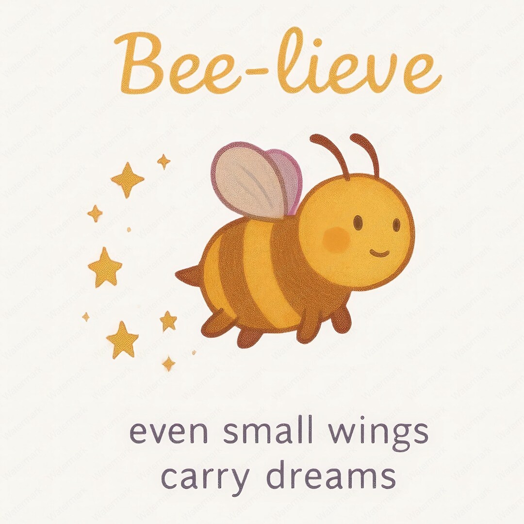 Cute Bee Clipart, 10 Designs PNG Bundle, High Res Instant Download ...