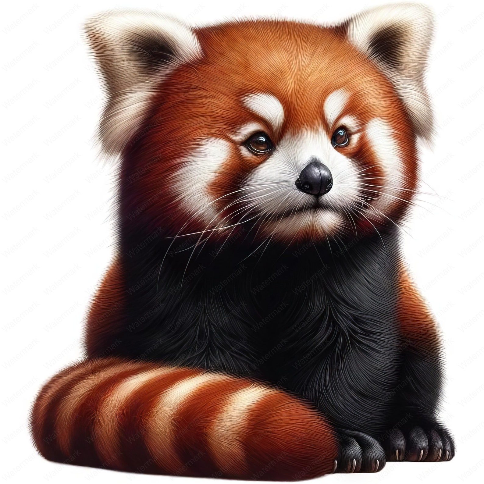 Red Panda Clipart Bundle: Forest Animal Art, Commercial Use (digital ...