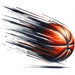 Dynamic Basketball Clipart Set | Sports Art Printables (digital ...