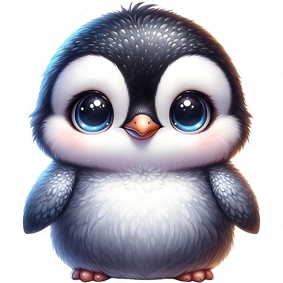 Baby Penguin Clipart Bundle: Nursery Art Printables (digital Download ...