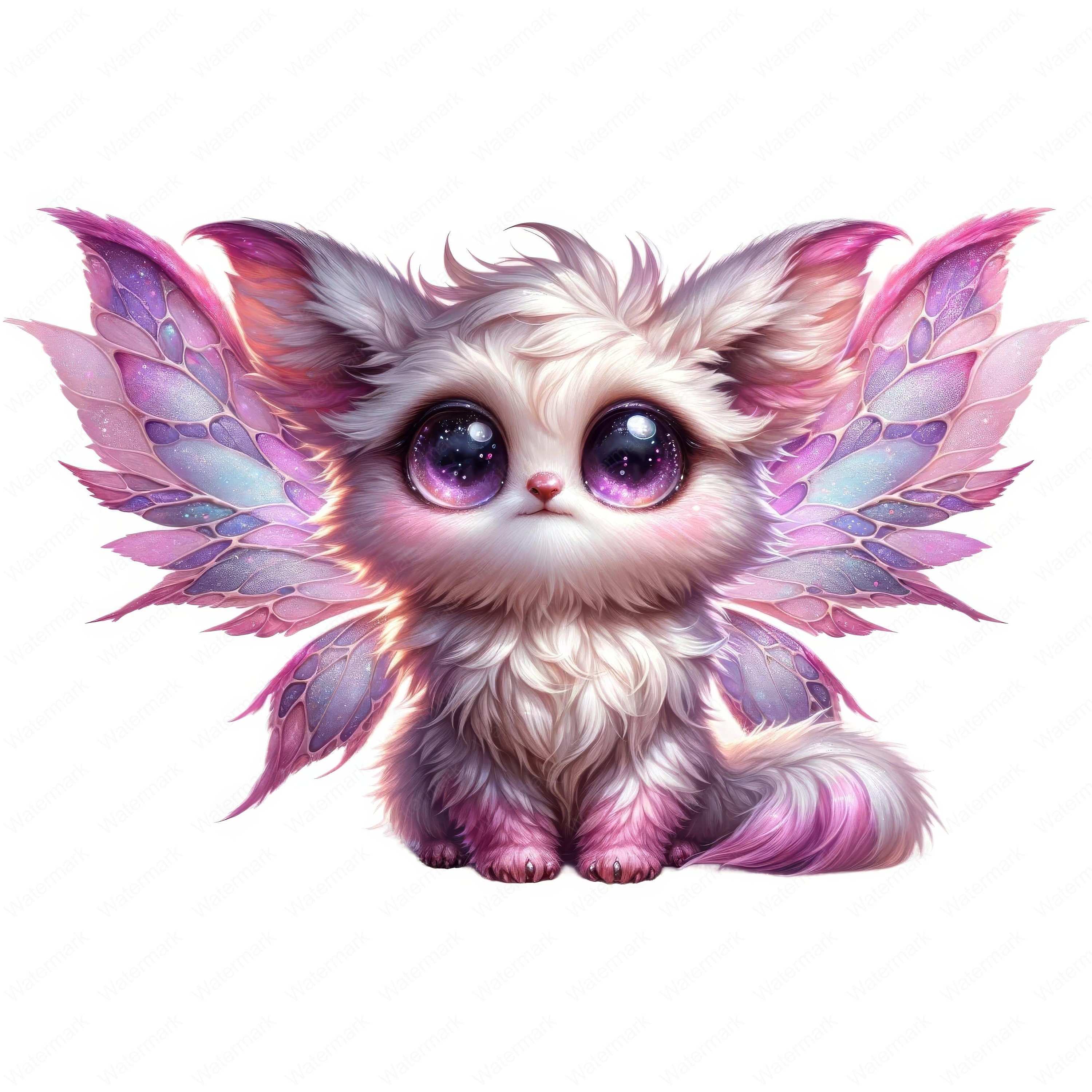 Fairy Cat Clipart Bundle | 10 Fantasy Art Designs (digital Download) - Etsy