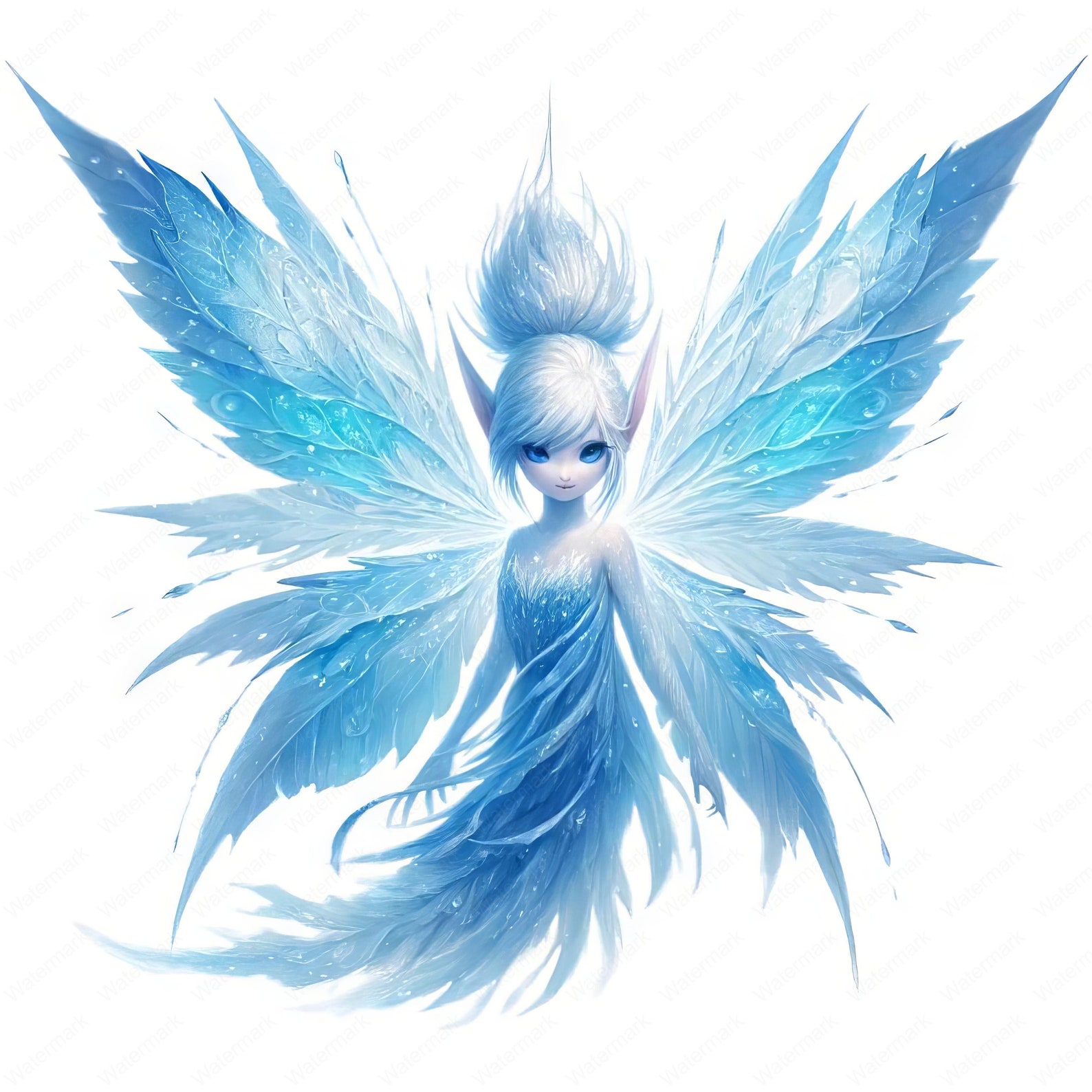 Ice Sprite Clipart Bundle: Enchanted Fantasy Art (digital Download) - Etsy