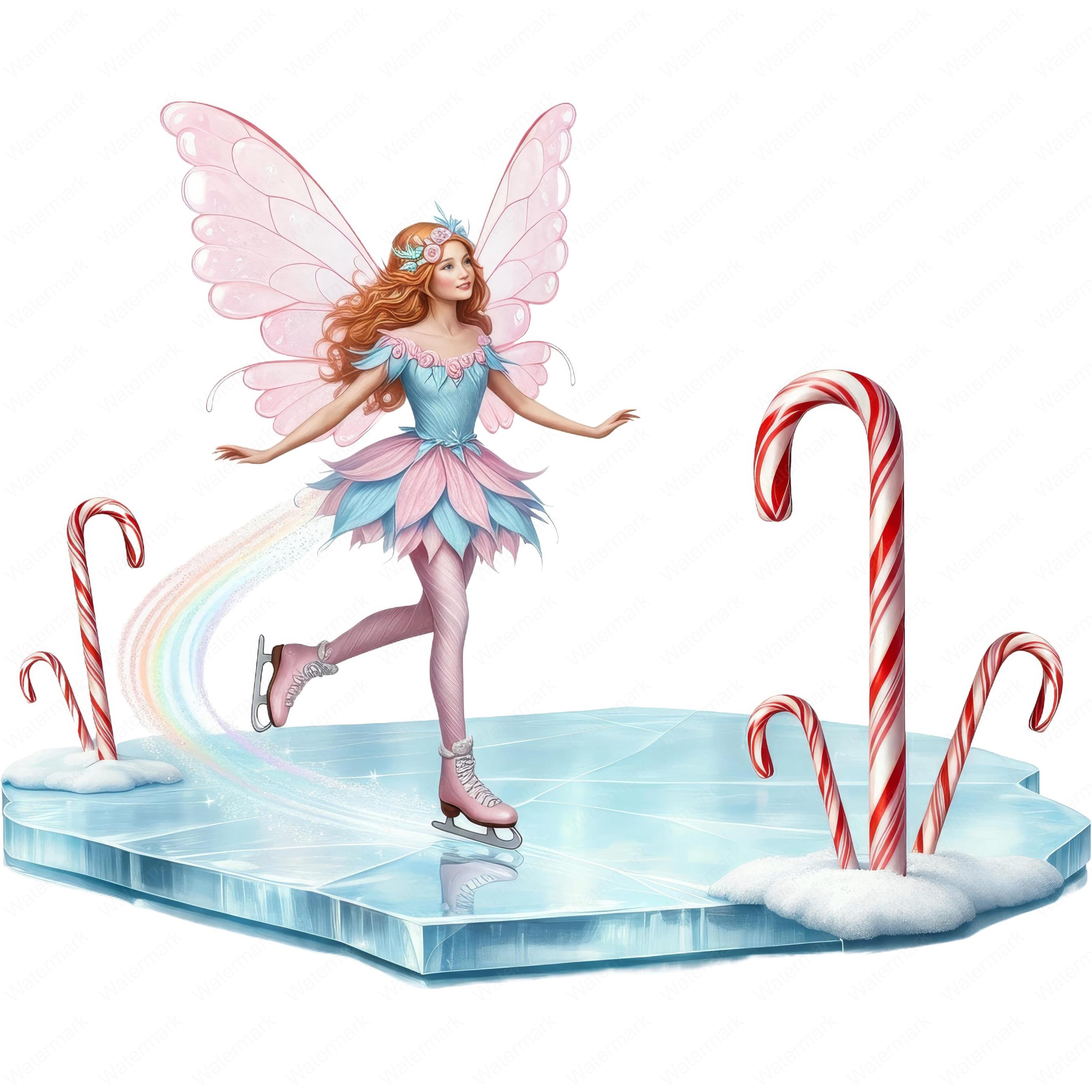 Whimsical Candy Fairy Clipart: Fantasy Art Printables (digital Download ...