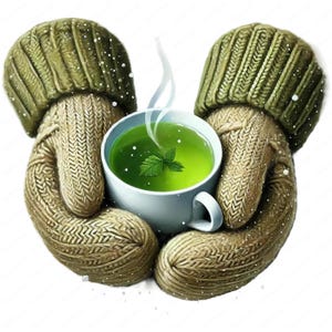 Winter Hot Drinks Clipart | Cozy Winter Hot Drinks Clipart Bundle | 10 ...