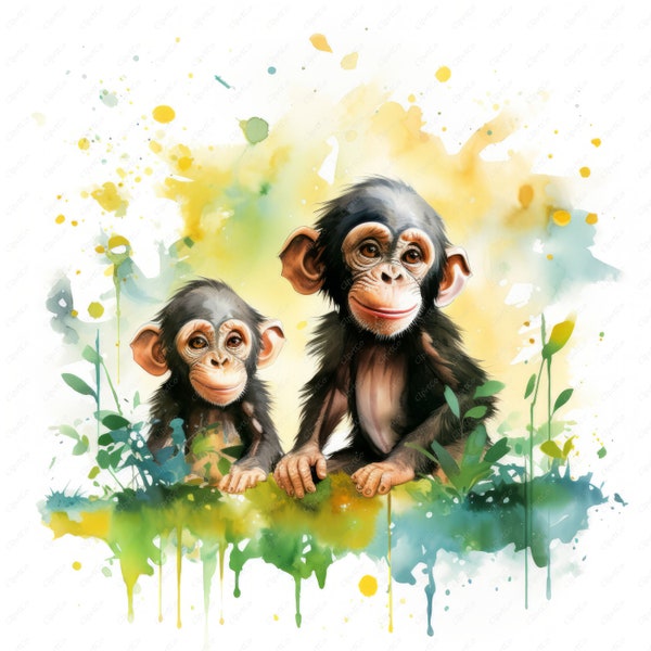 Baby Chimp - Etsy