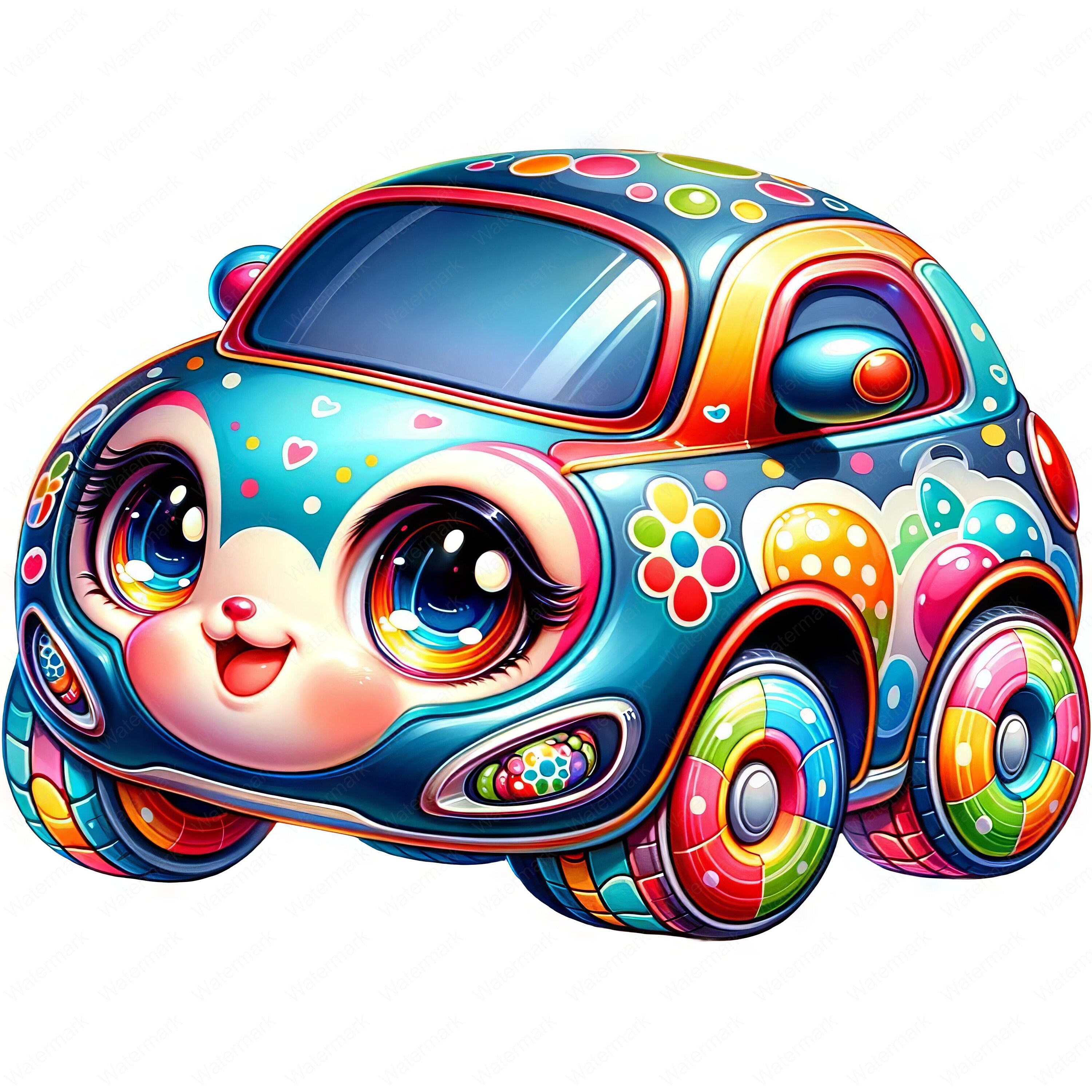 Cute Car Clipart | Adorable Car Clipart Bundle | 10 High-quality ...