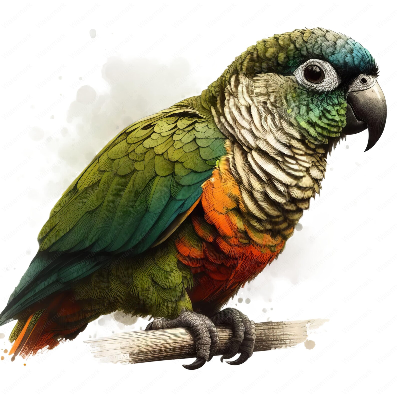 Vibrant Conure Clipart Bundle: Tropical Bird Art (digital Download) - Etsy