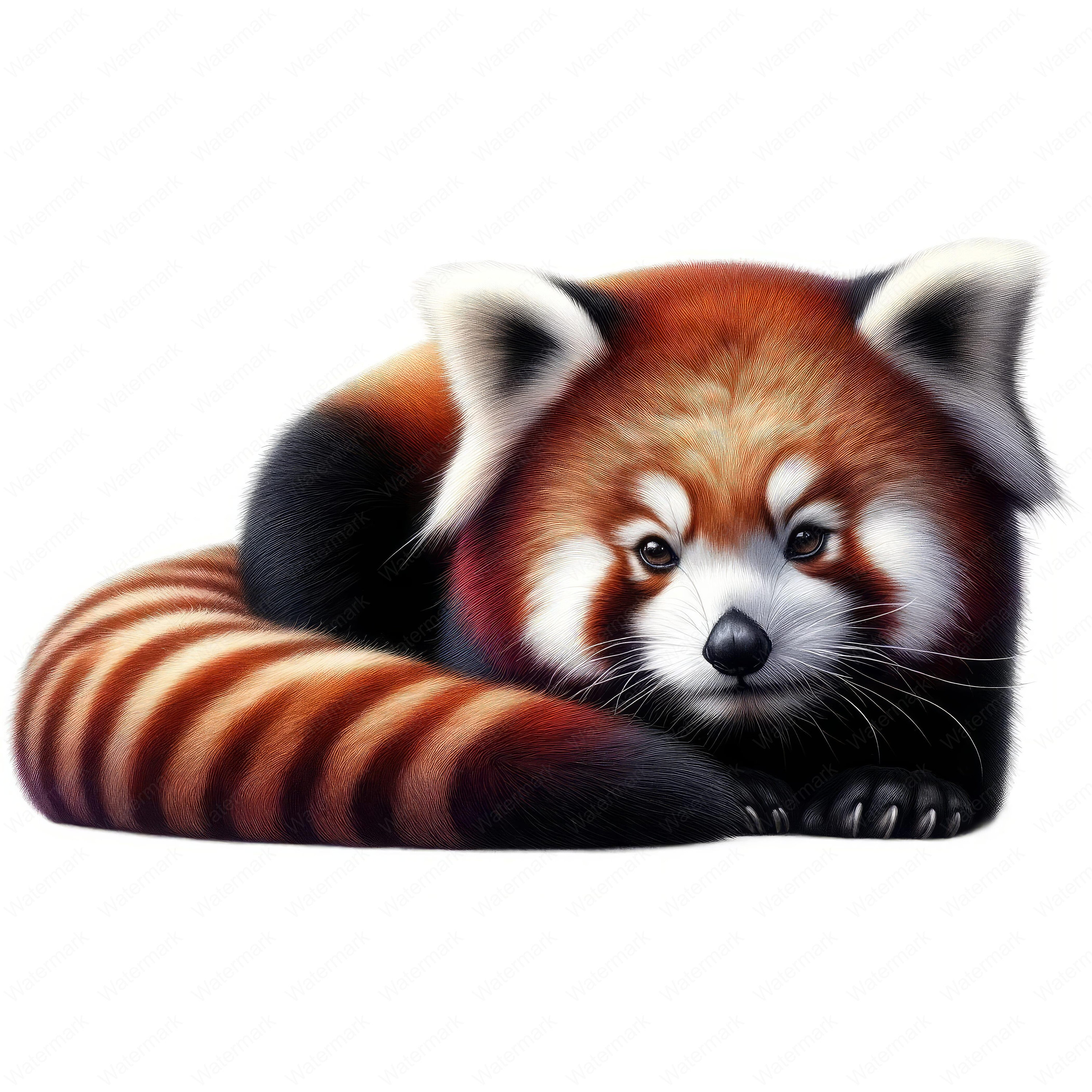 Red Panda Clipart Bundle: Forest Animal Art, Commercial Use (digital ...