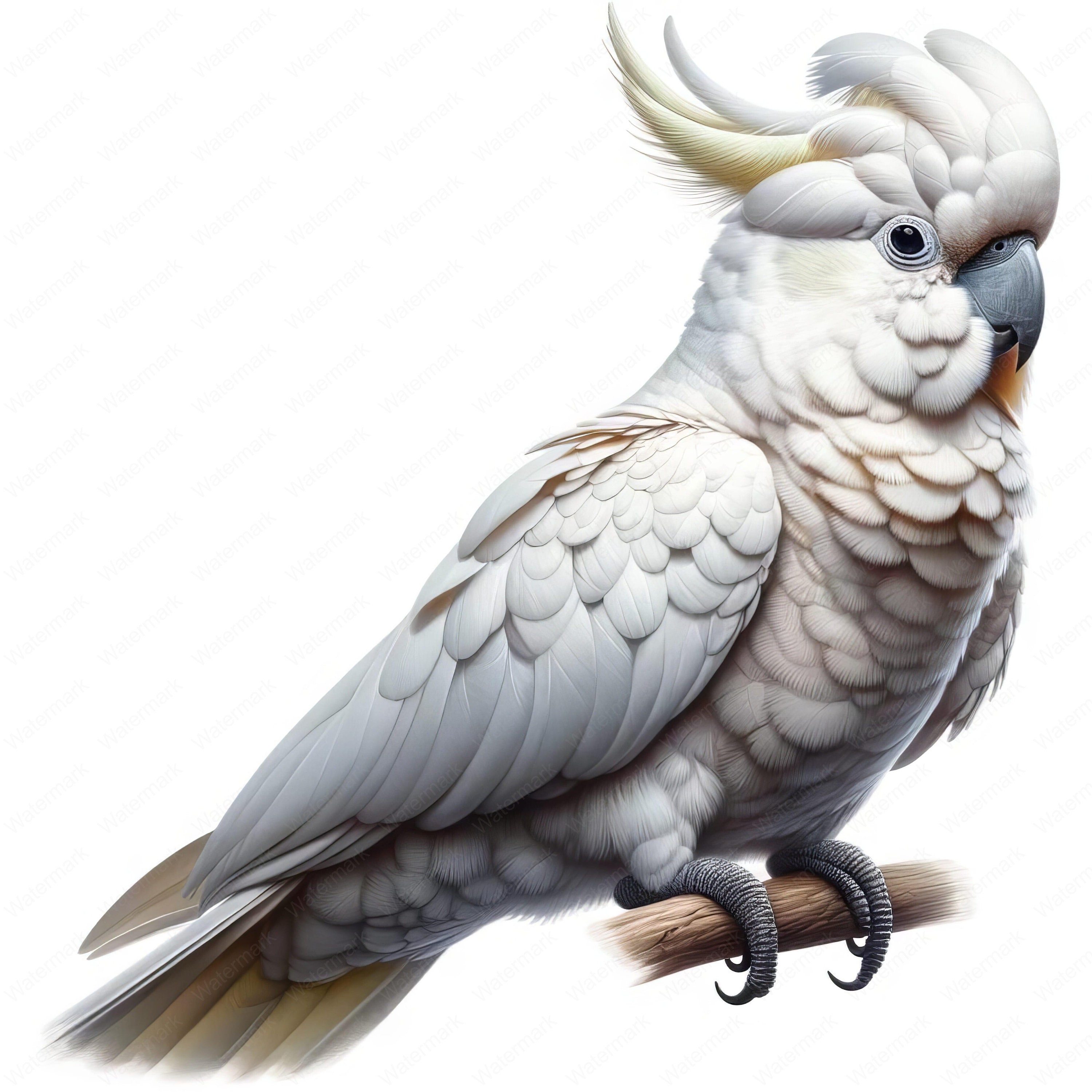 Corella Cockatoo Clipart Bundle: Australian Bird Art (digital Download ...