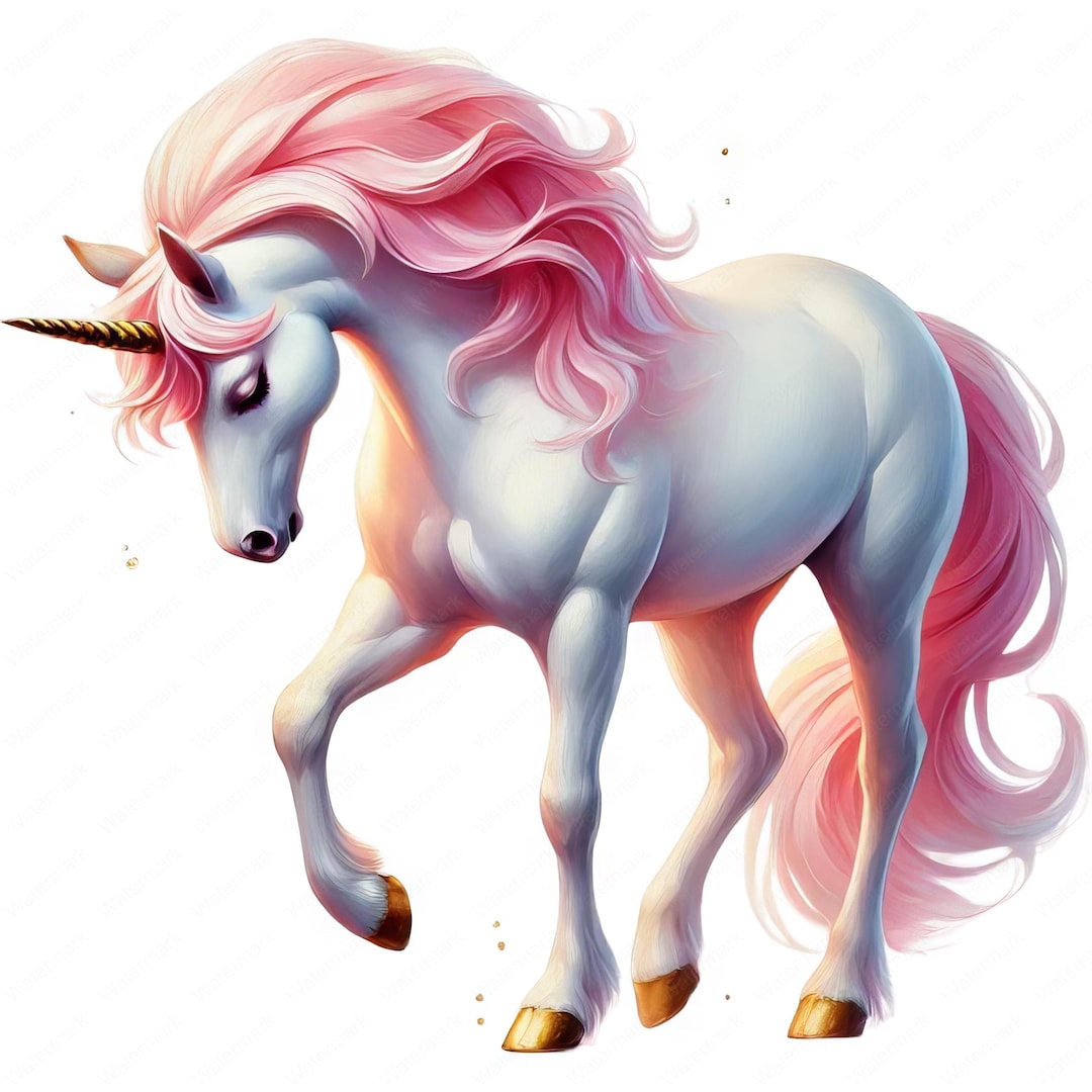 Unicorn Clipart Magical Unicorn Clipart Bundle 10 High-quality Designs ...