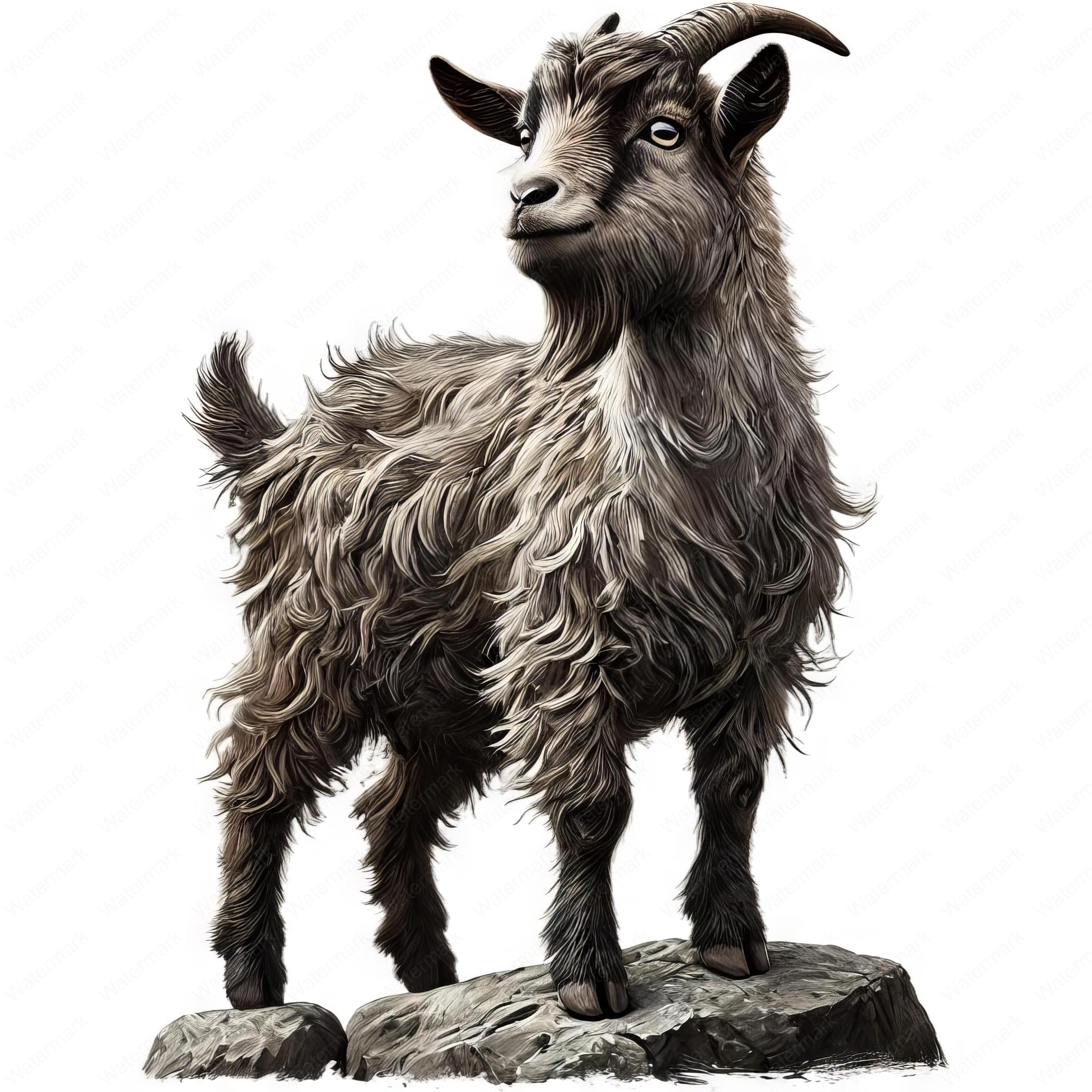 Rustic Goat Clipart Bundle: Farm Animal Designs (digital Download) - Etsy