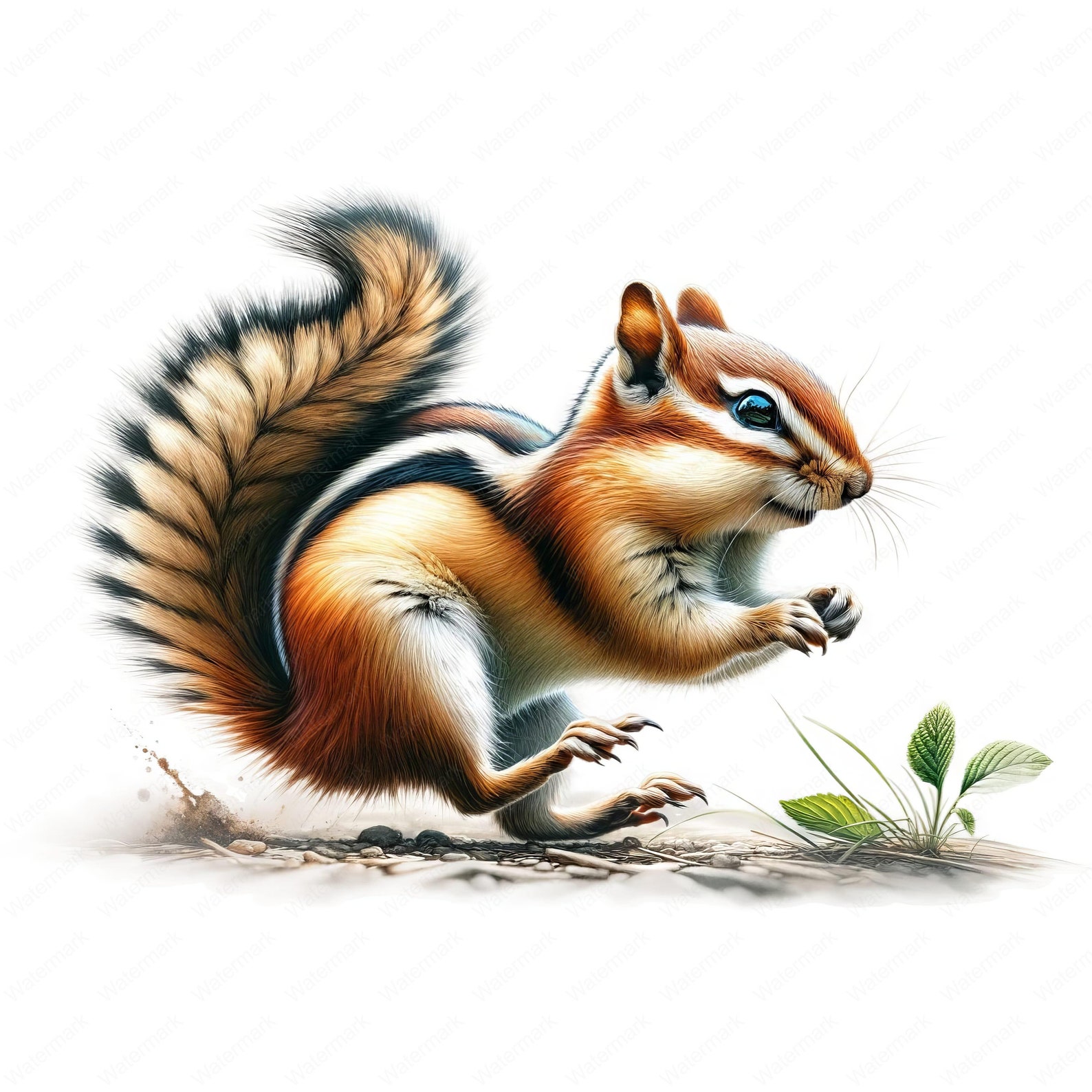 Chipmunk Clipart Eastern Chipmunk Clipart Bundle 10 High-quality ...