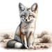 Cute Kit Fox Clipart Adorable Cute Kit Fox Clipart Bundle 10 High ...