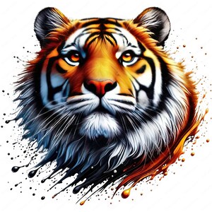 Tiger Clipart | Dynamic Tiger Clipart Bundle | 10 High-quality Designs ...