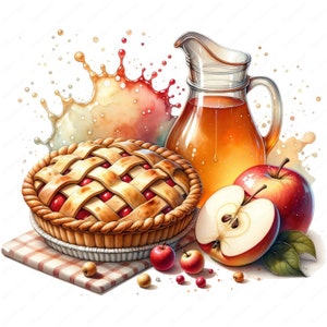 Fall Clipart Bundle: Thanksgiving Designs, Wall Art (digital Download ...
