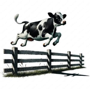 Farm Cow Clipart | Farm Animal Clipart Bundle | 10 High-quality Designs ...