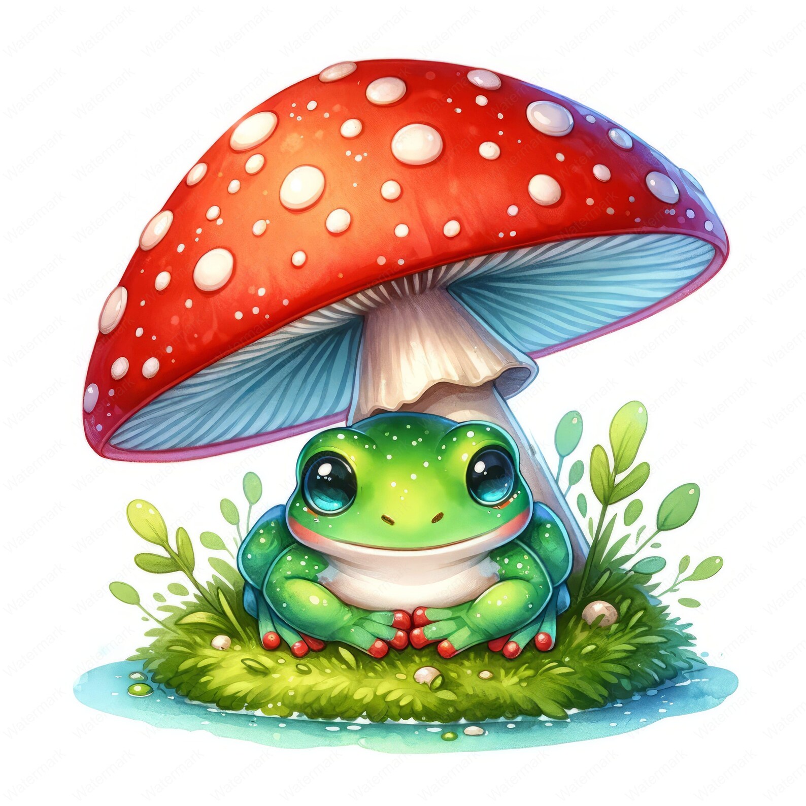 Cute Frog Clipart Bundle | Pond Life Art Printables (commercial Use) - Etsy