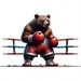 Boxing Bear Clipart: Sports Art Printables (digital Download) - Etsy