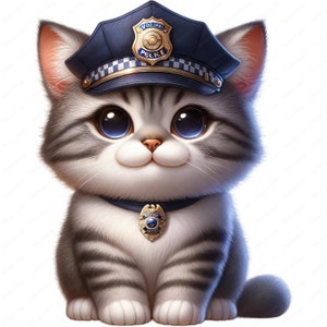 Policy Cat Clipart | Professional Policy Cat Clipart Bundle | 10 High ...