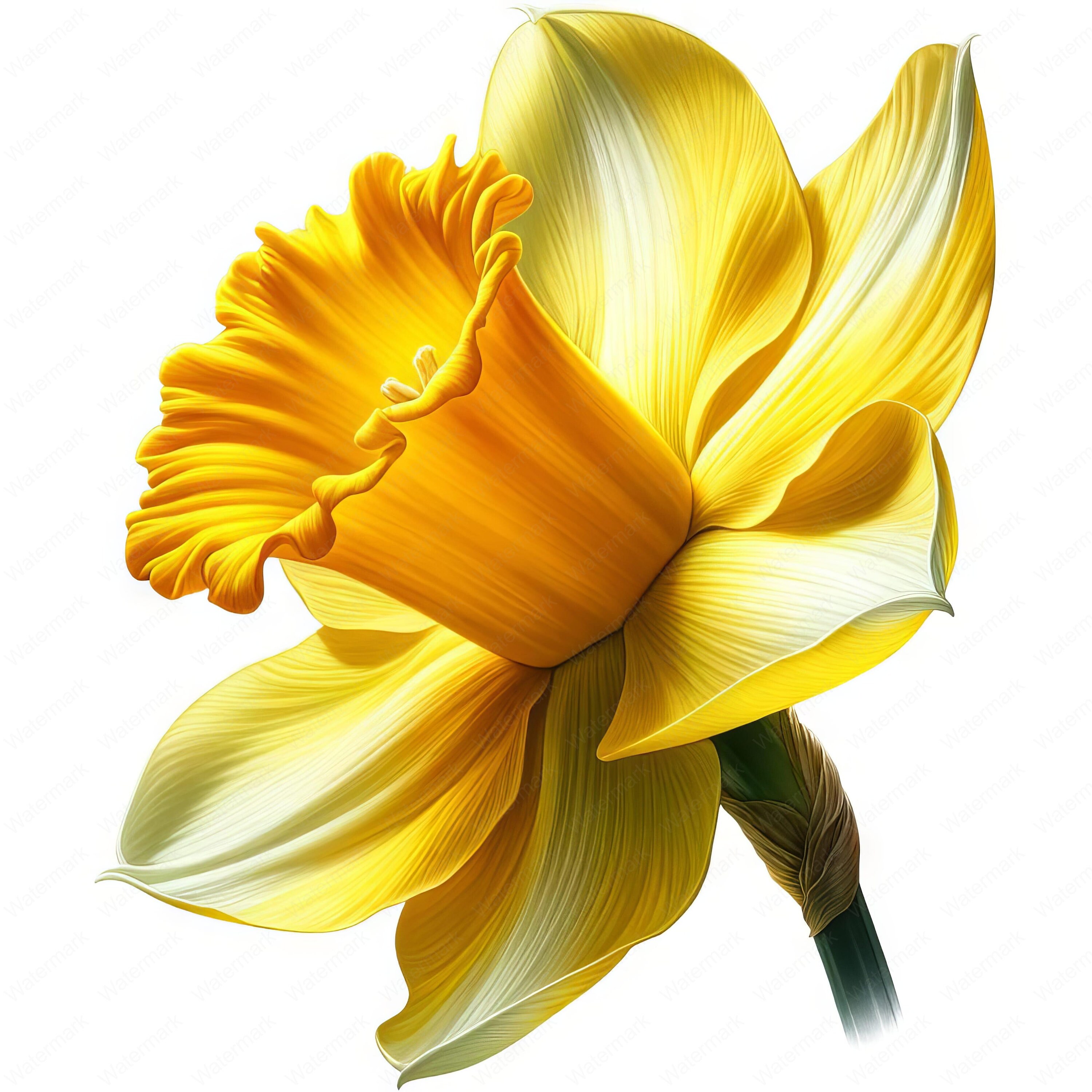 Daffodil Clipart Bundle: 10 Vibrant Spring Flower Designs (digital ...