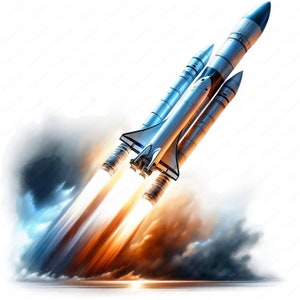 Rocket Clipart Bundle: 10 Space Theme Designs (digital Download) - Etsy