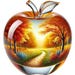 Autumn Apple Clipart Bundle: Vibrant Fall Designs (digital Download) - Etsy