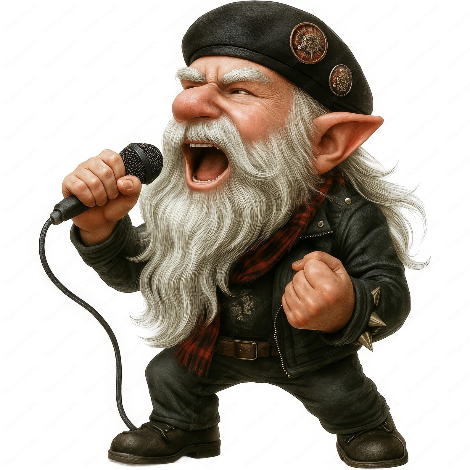 Rock Gnome Singer Clipart: Sublimation Designs (PNG, JPG, Digital ...
