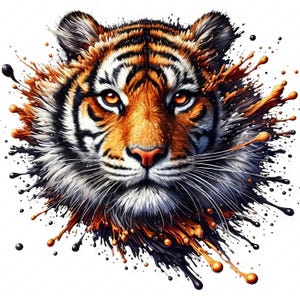 Tiger Clipart | Dynamic Tiger Clipart Bundle | 10 High-quality Designs ...