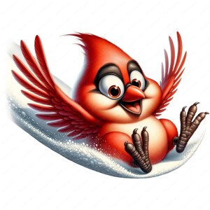 Cardinal Clipart | Funny Cute Cardinal Clipart Bundle | 10 High-quality ...
