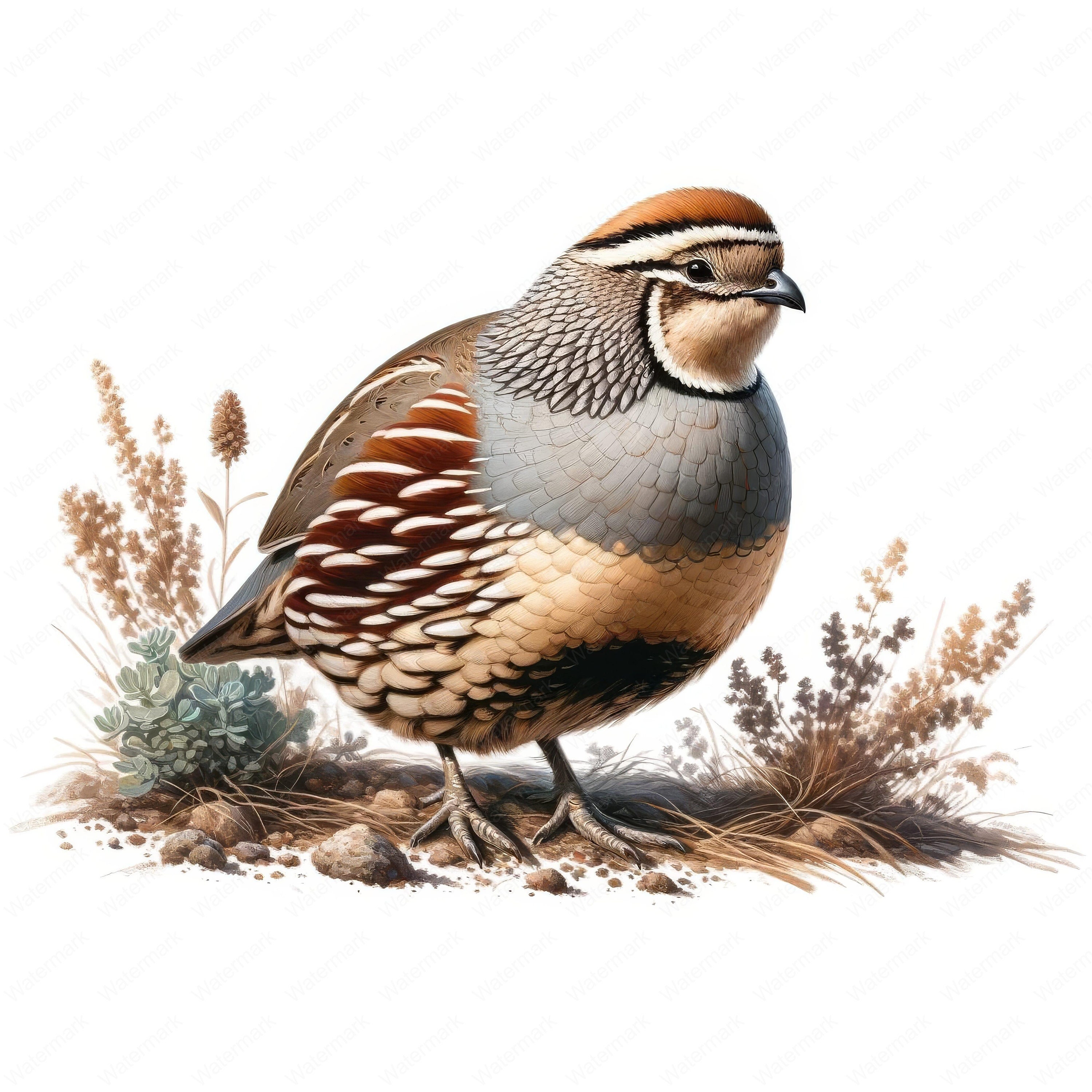 Cute Quail Clipart Bundle | High-quality Bird Art (digital Download) - Etsy