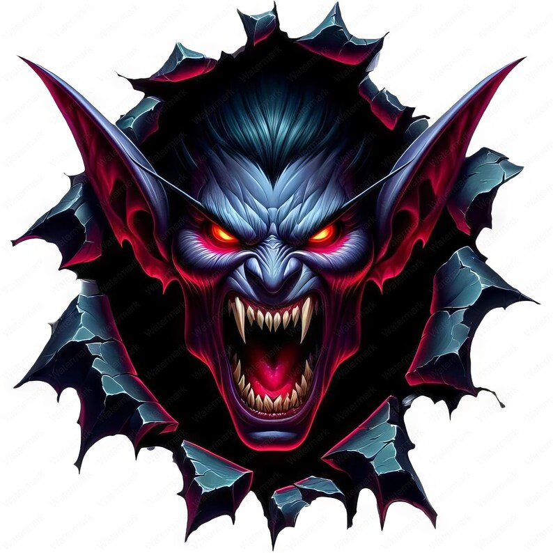 Enraged Dark Elf Clipart Bundle: Fantasy Art Printables (digital ...