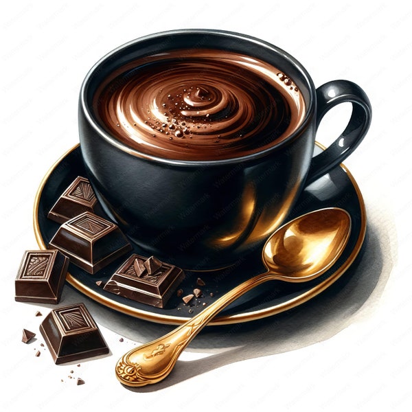 Hot Chocolate Clip Art - Etsy