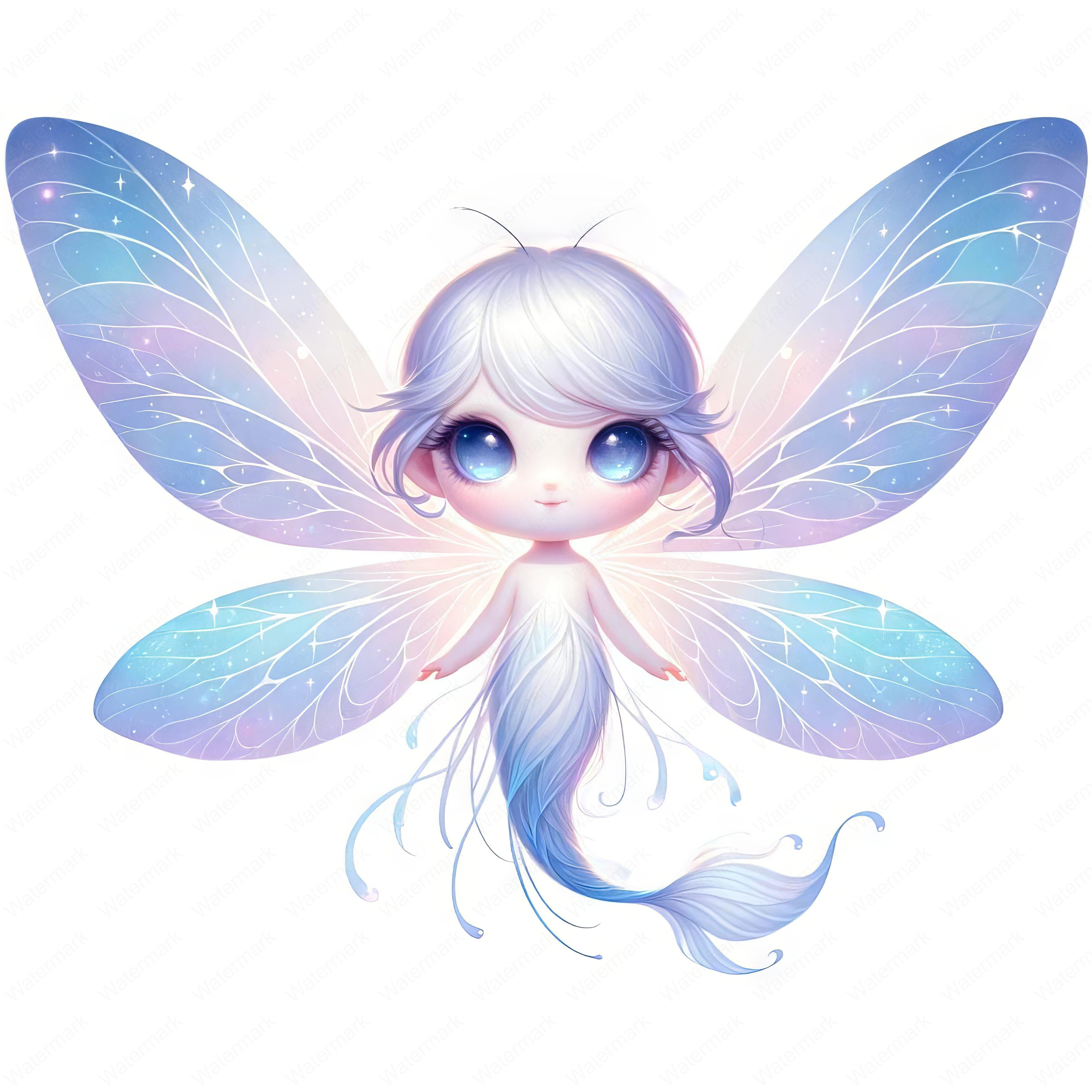 Cute Sprite Clipart Bundle | Fantasy Art Printables (digital Download ...