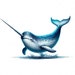 Narwhal Clipart | Charming Narwhal Clipart Bundle | 10 High-quality ...