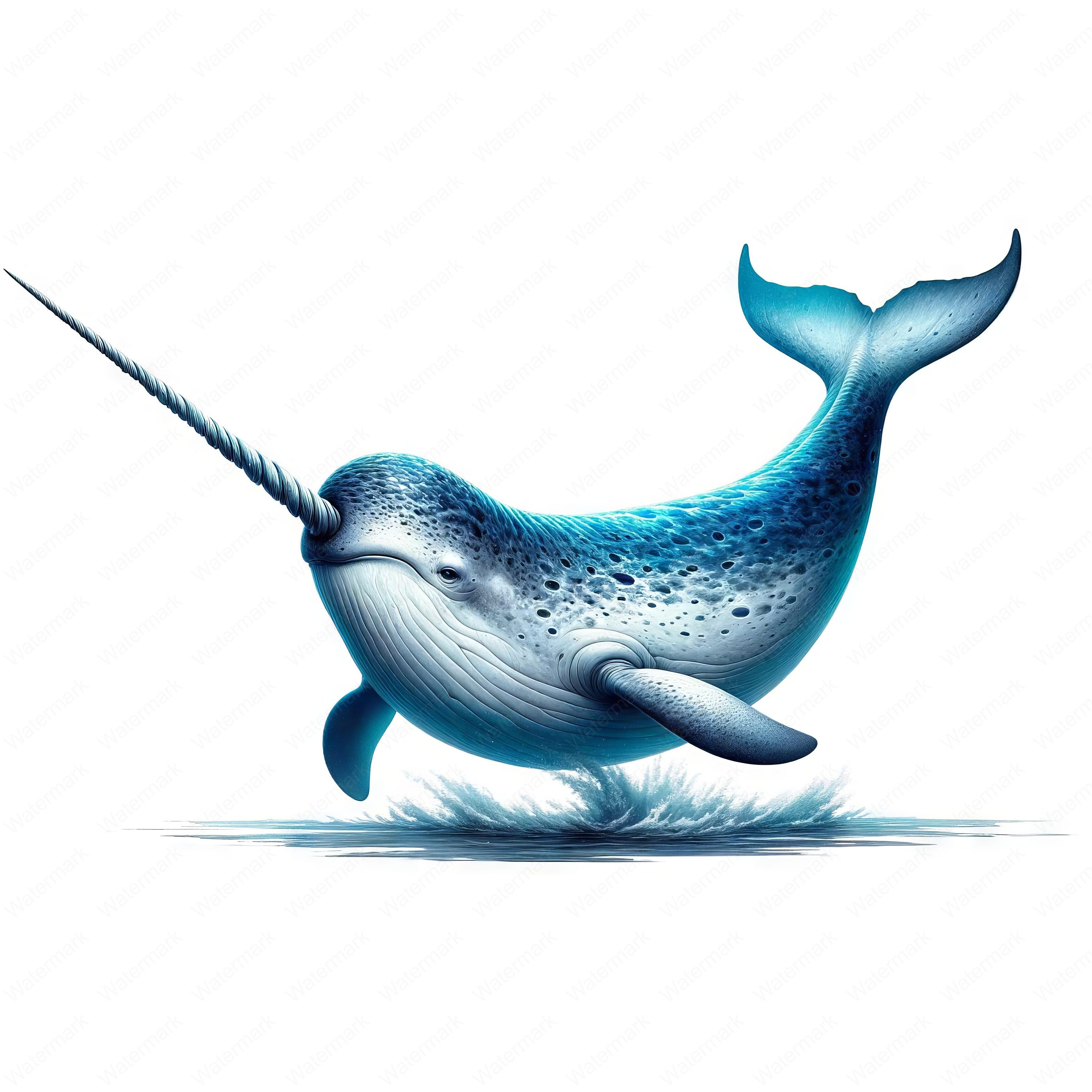 Narwhal Clipart | Charming Narwhal Clipart Bundle | 10 High-quality ...