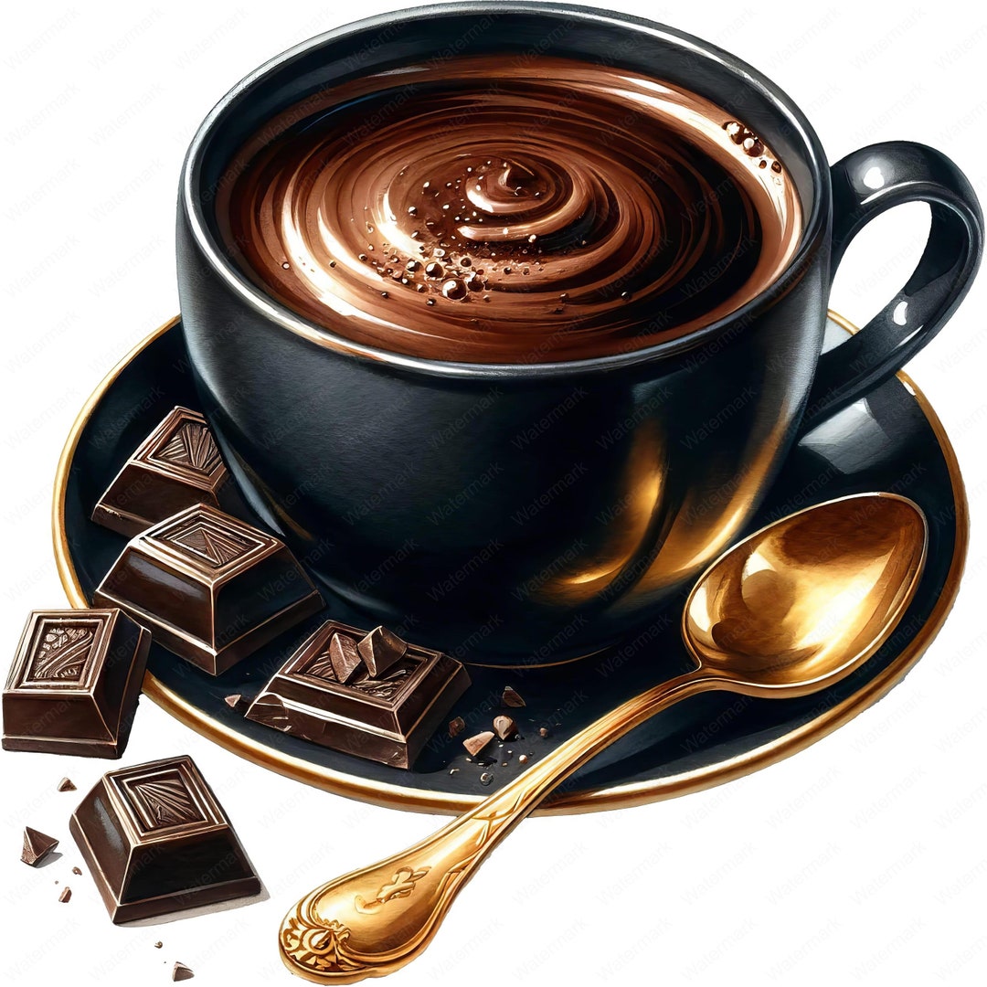 Hot Chocolate Clipart Bundle: Cozy Beverage Art (digital Download) - Etsy