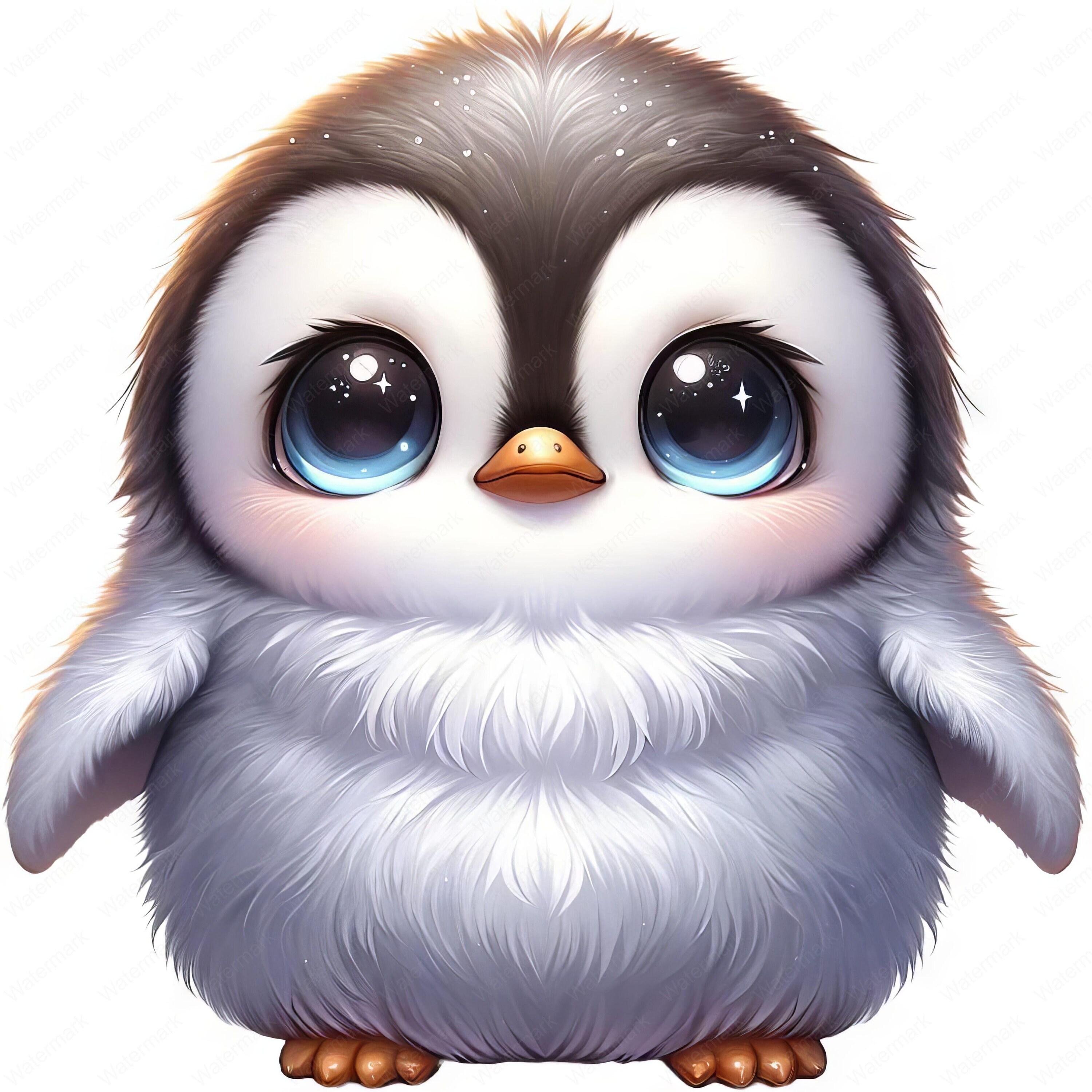 Baby Penguin Clipart Bundle: Nursery Art Printables (digital Download ...