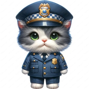 Policy Cat Clipart | Professional Policy Cat Clipart Bundle | 10 High ...