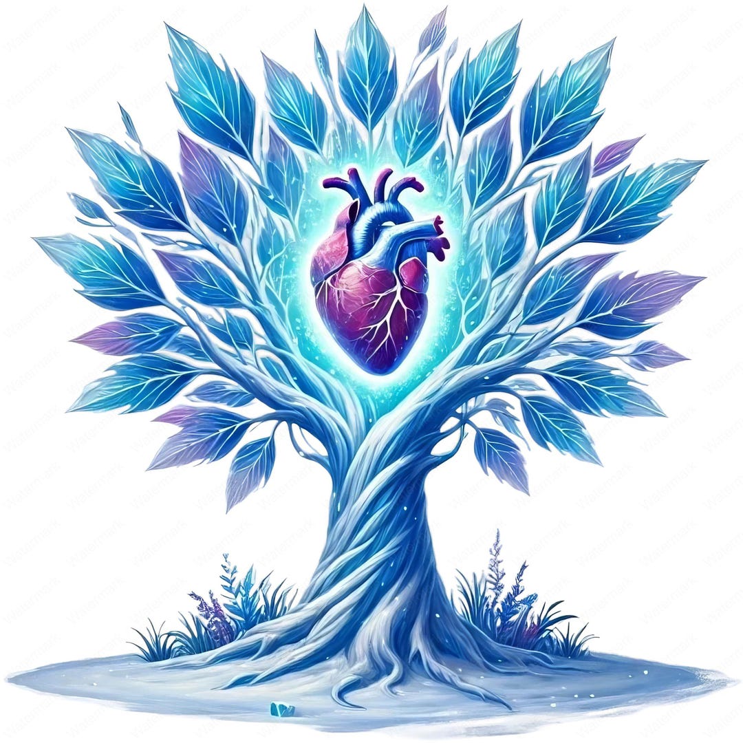 Magic Ice Tree Clipart | Frosty Magic Tree Clipart Bundle | 10 High ...