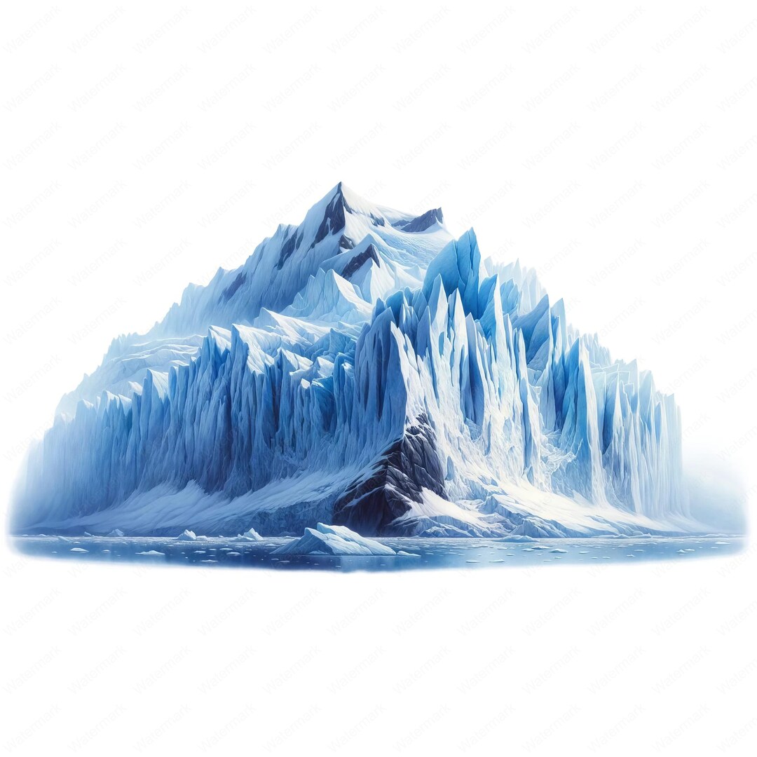 Glacier Clipart Majestic Glacier Clipart Bundle 10 High-quality Images ...