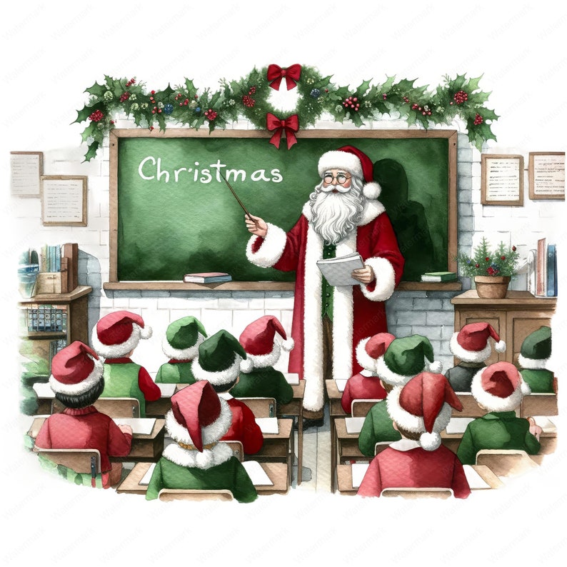 Santa Sushi Clipart Bundle | Christmas Designs (digital Download) - Etsy